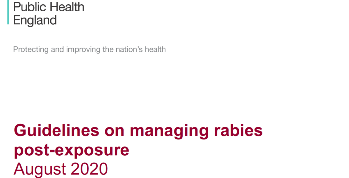 Managing rabies post exposure – Wilderness Medical Training
